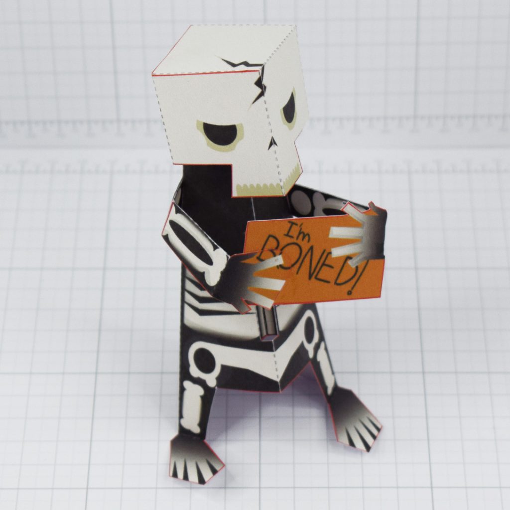 Begging Skeleton – Fold Up Toys