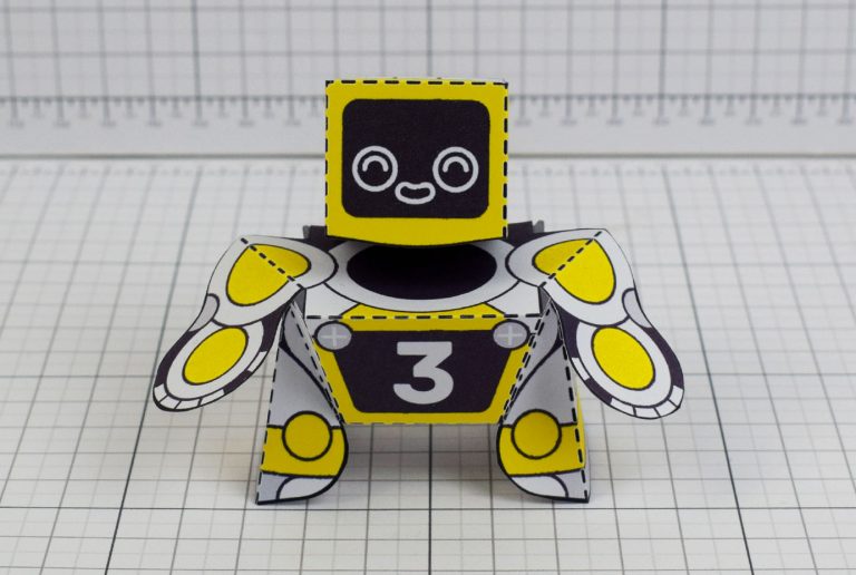 Microbots Paper Toy Series – Fold Up Toys