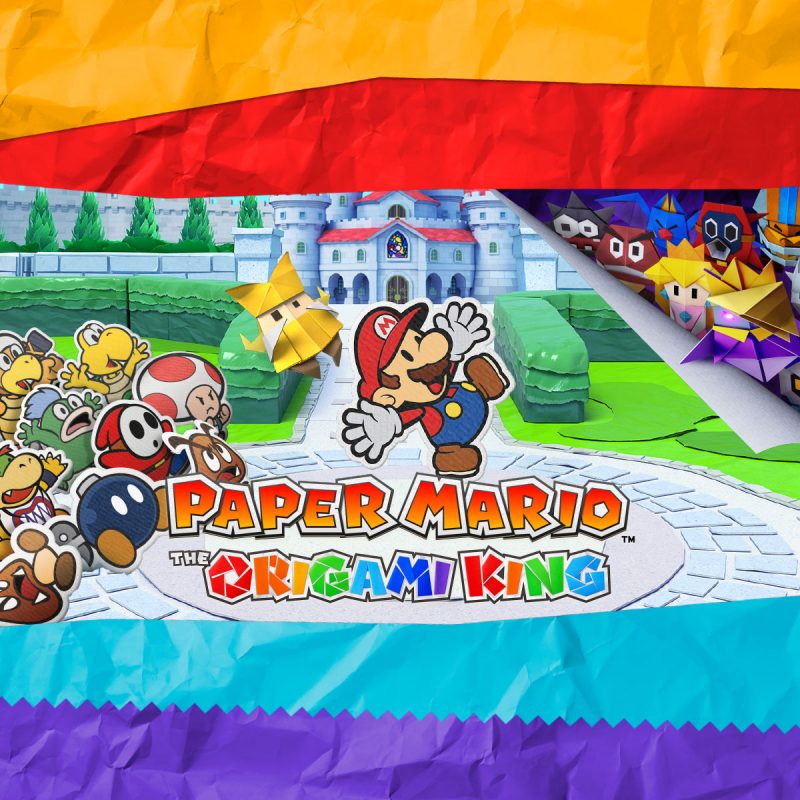 ~Paper Mario: Origami Peach – Fold Up Toys