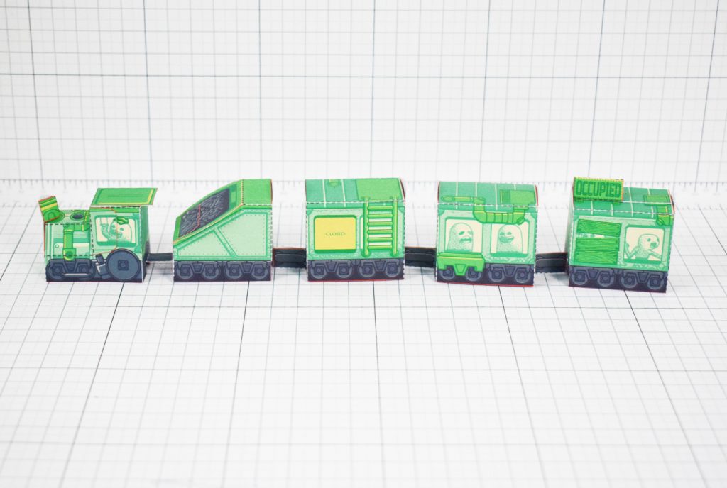 Commuter Ghost Train – Fold Up Toys