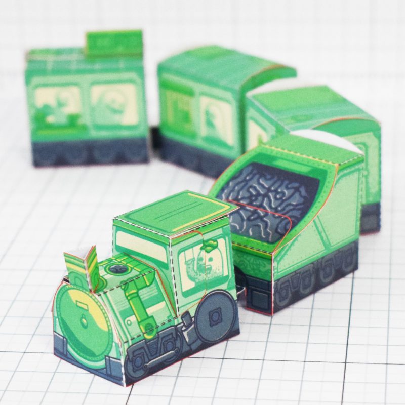 Commuter Ghost Train` – Fold Up Toys