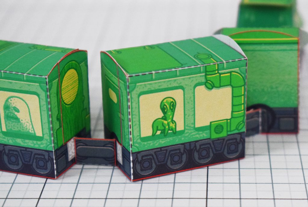 Commuter Ghost Train – Fold Up Toys