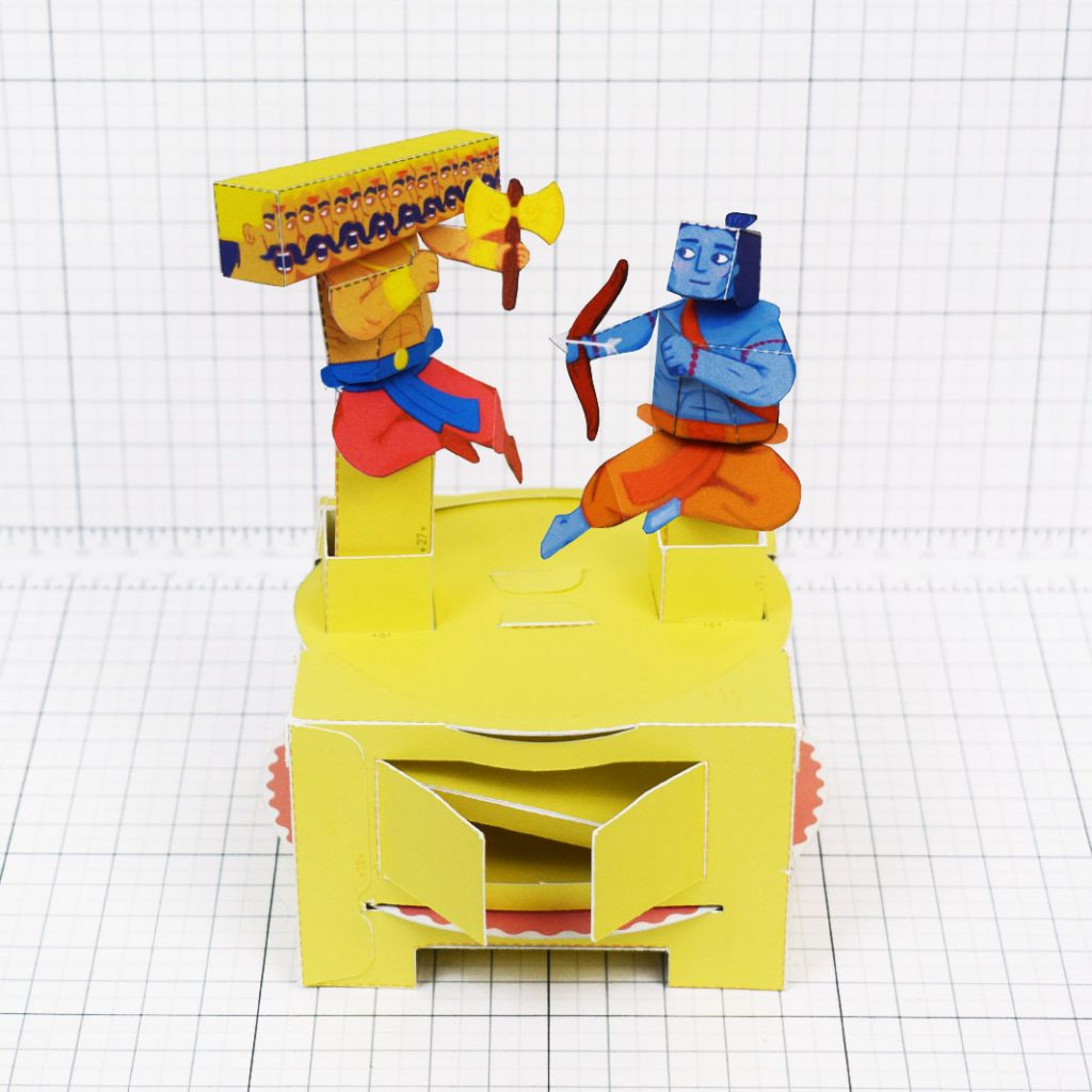 Mythology Paper Automata – Fold Up Toys