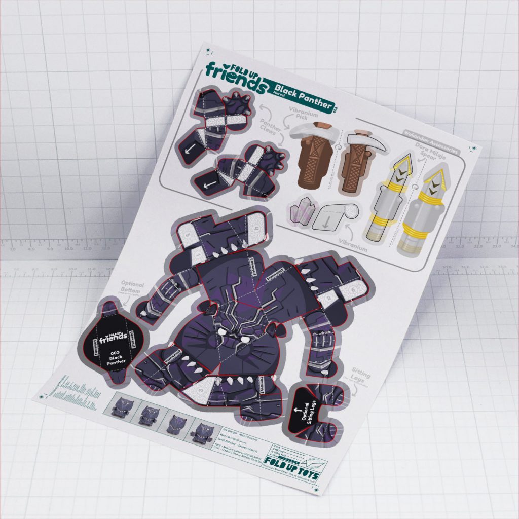 Black Panther – Fold Up Toys