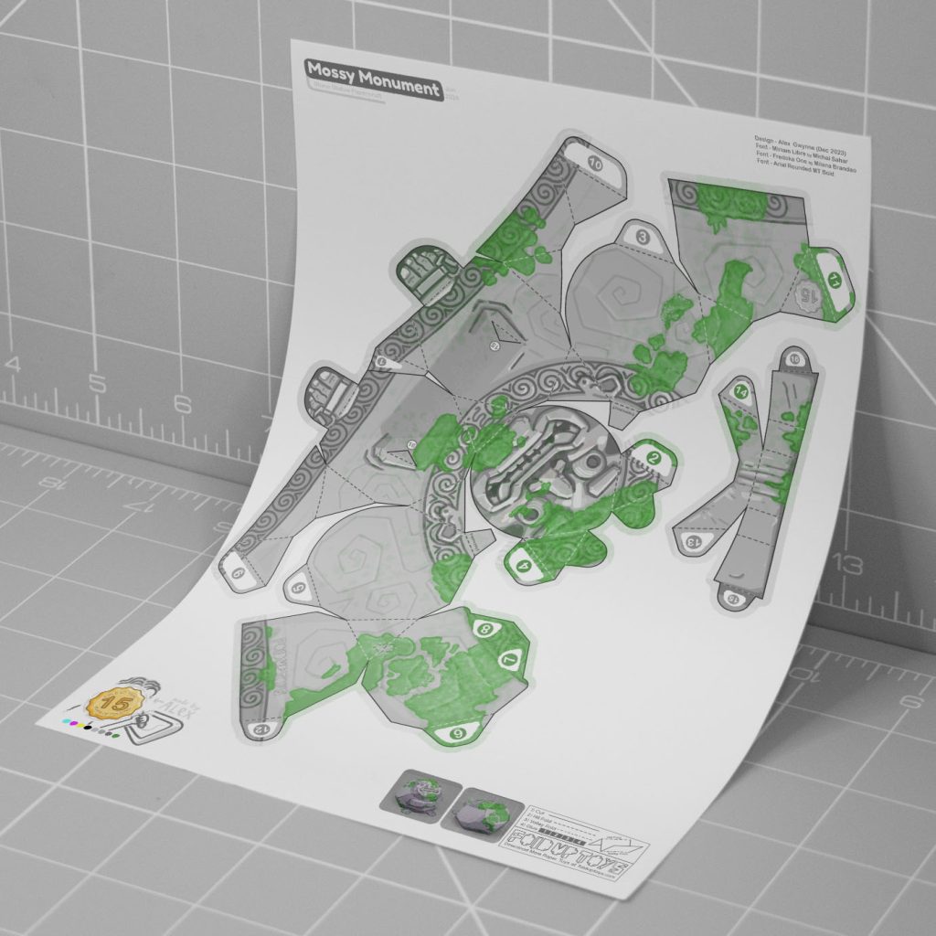 Mossy Monument – Fold Up Toys