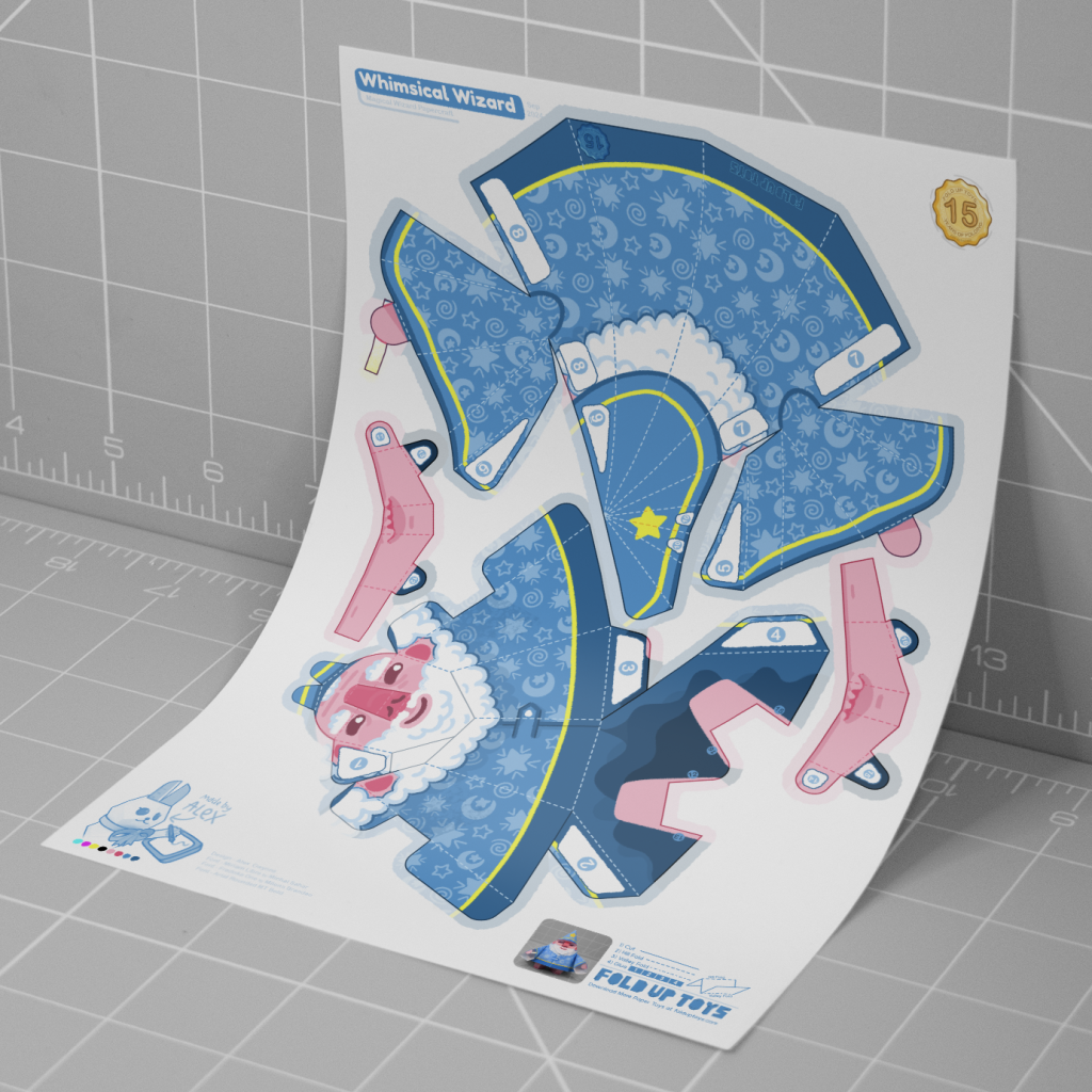Whimsical Wizard – Fold Up Toys